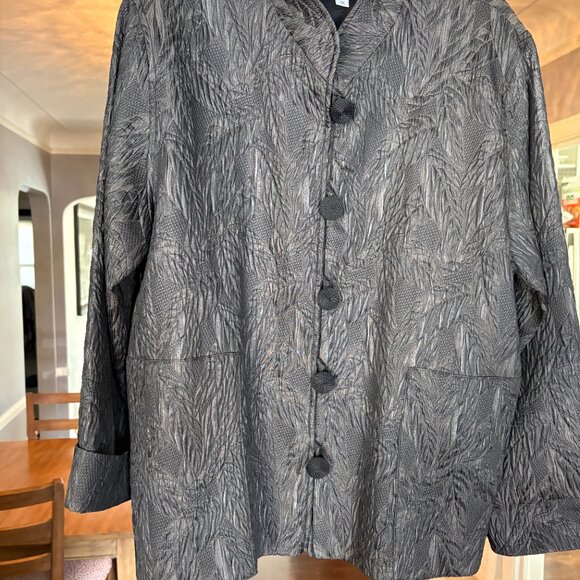 Caroline Rose | Jackets & Coats | Nwot Caroline Rose Black And Grey ...